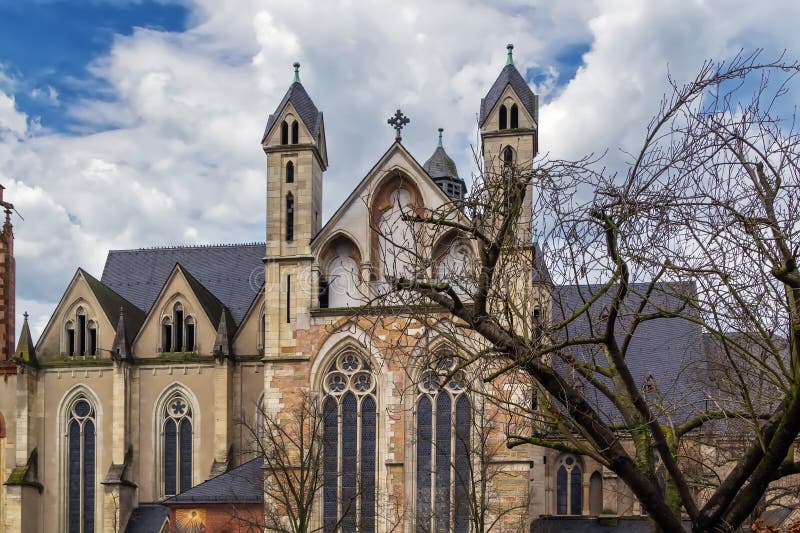Wetzlar cathedral, Germany stock image. Image of landmark - 325314845