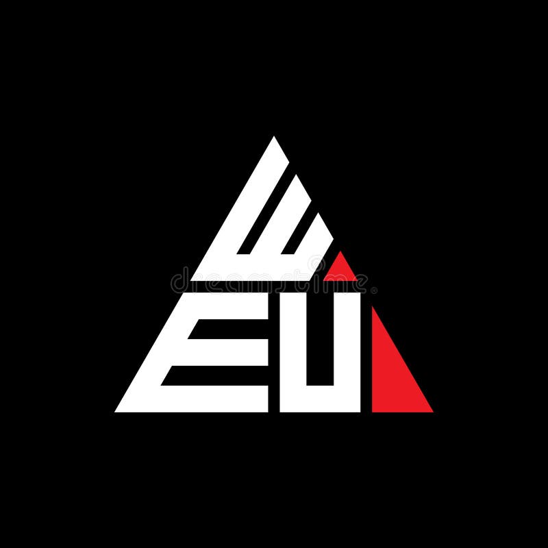 Weu Triangle Vector Logo Stock Illustrations – 3 Weu Triangle Vector ...