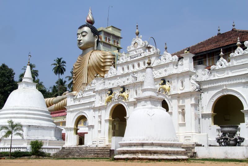 Wewurukannala Vihara stock image. Image of religion, famous - 36484195