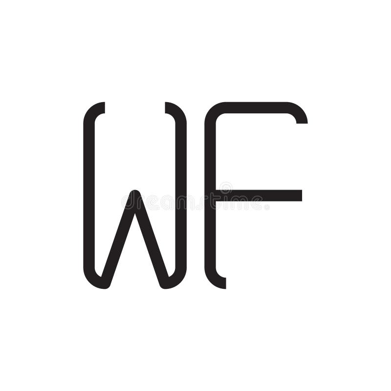 Letter Wf Logo Stock Illustrations – 758 Letter Wf Logo Stock ...