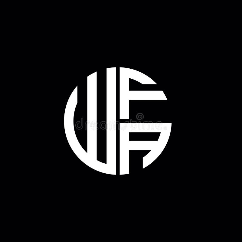 WFA Logo WFA Icon WFA Monogram WFA Letter Minimalist Circle Flat Unique ...