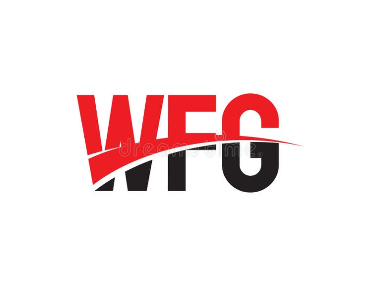WFG Letter Initial Logo Design Vector Illustration Stock Vector ...