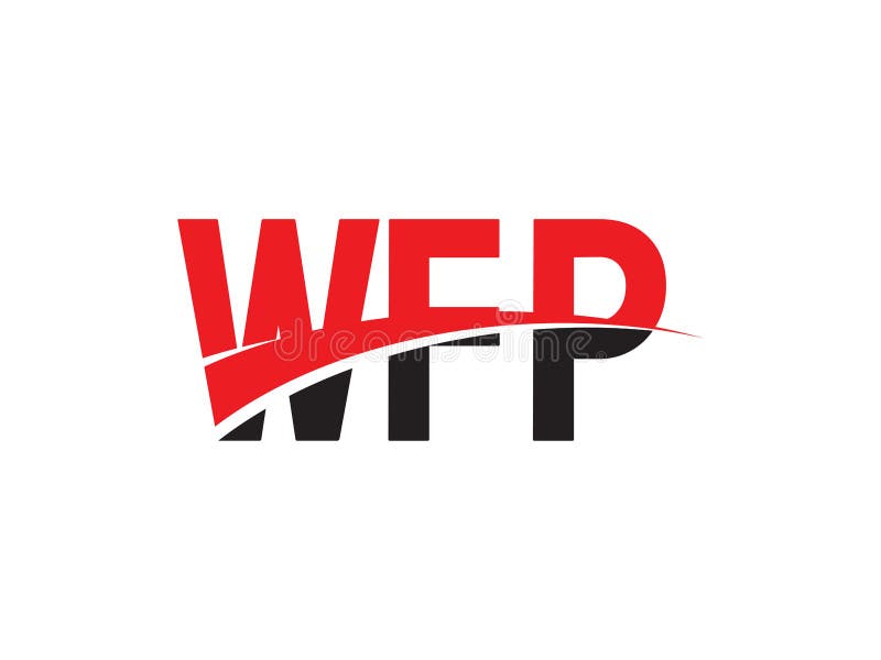 WFP Letter Initial Logo Design Vector Illustration Stock Vector ...