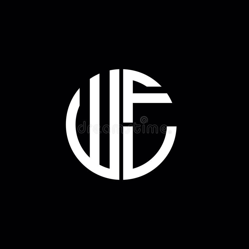 WFV Logo WFV Icon WFV Monogram WFV Letter Minimalist Circle Flat Unique ...