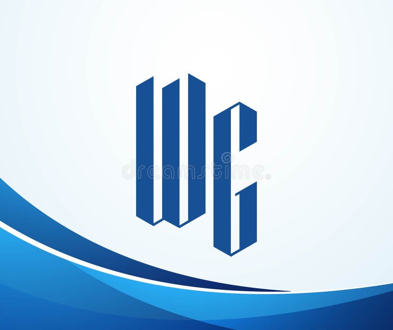 WG Alphabet Letter Logo Design Template Elements Stock Vector ...