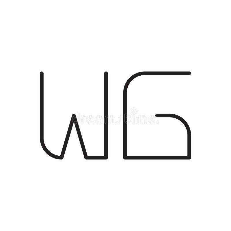 Logo Wg Letter Stock Illustrations – 863 Logo Wg Letter Stock ...