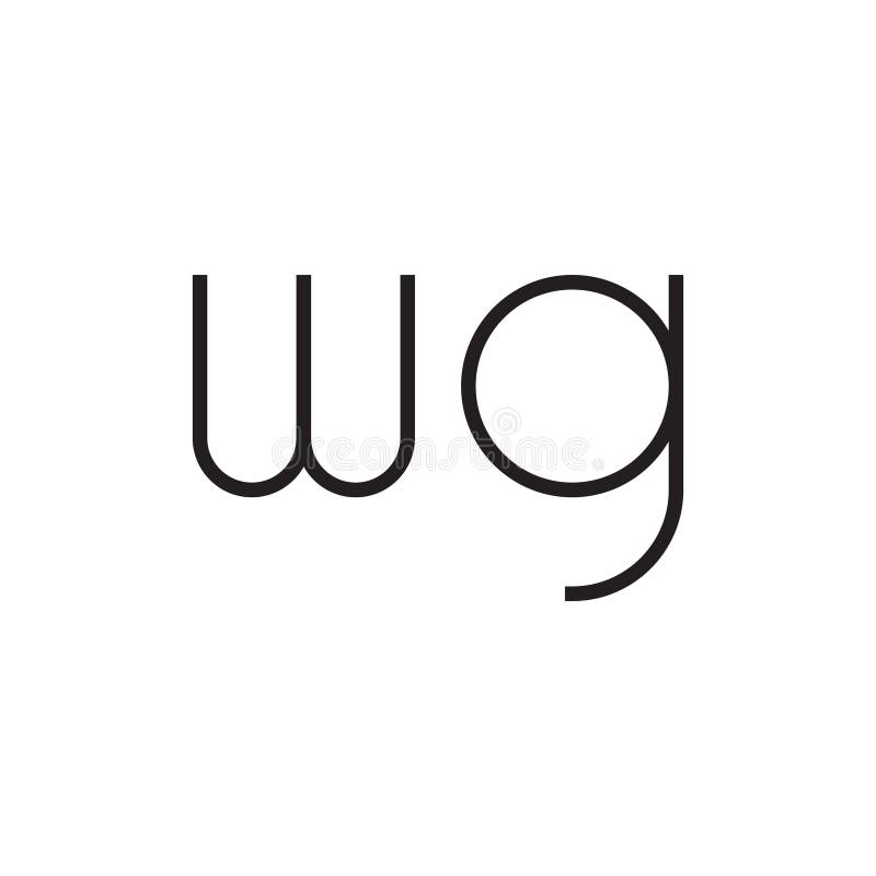 Logo Wg Letter Stock Illustrations – 867 Logo Wg Letter Stock ...