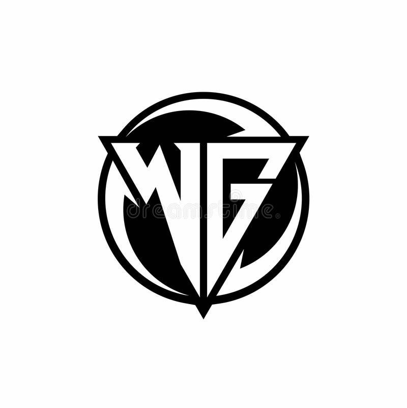WG Logo Monogram Design Template Stock Vector - Illustration of ...