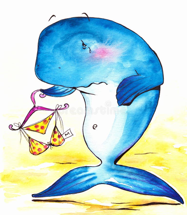 Cartoon Sad Blue Whale Stock Illustrations – 33 Cartoon Sad Blue Whale ...