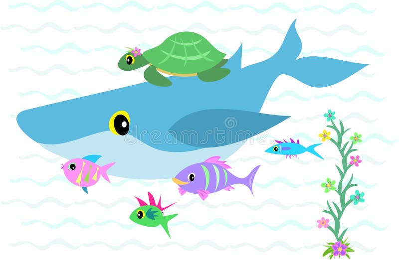 Cartoon Fish Friends