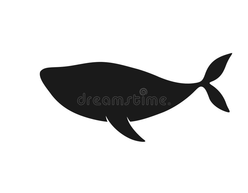 Whale symbol design stock illustration. Illustration of drawing - 349985802