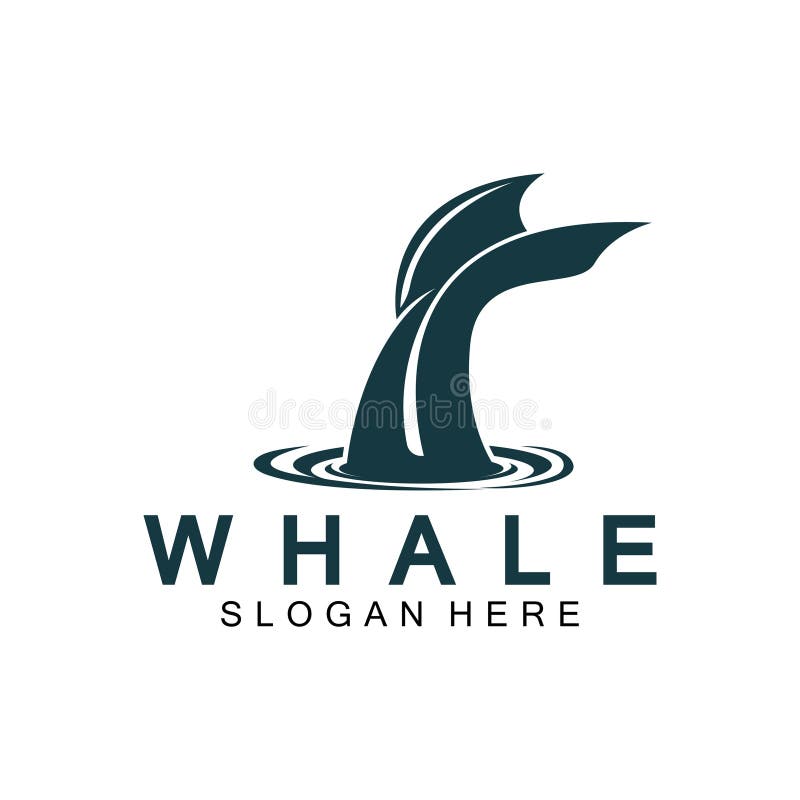 Whale Tail Logo Vector Illustration Design. Whale Tail Graphic Icon ...