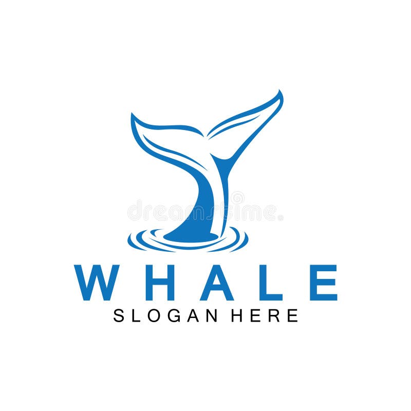 Whale Tail Logo Vector Illustration Design. Whale Tail Graphic Icon ...