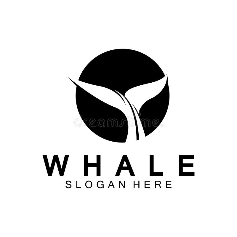 Whale Tail Logo Vector Illustration Design. Whale Tail Graphic Icon ...