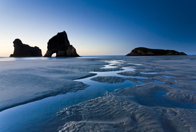 Wharariki Beach, Nelson stock image. Image of district - 18856625