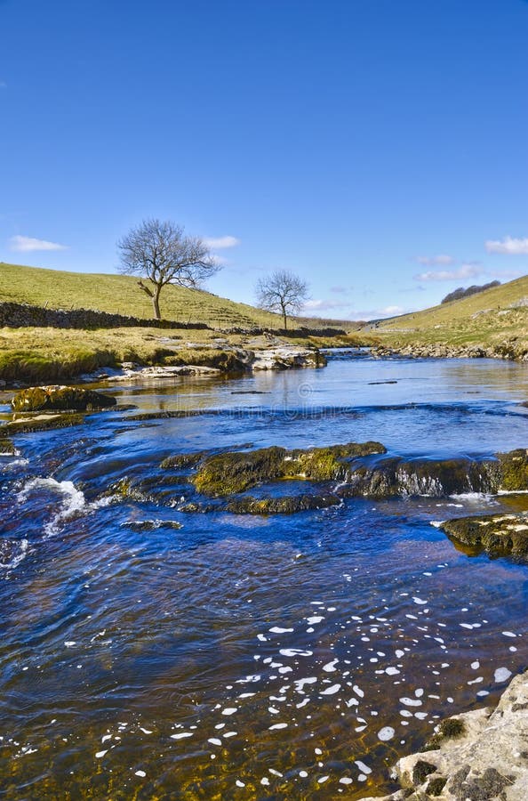 Wharfe river stock image. Image of national, runs, blue - 9346719