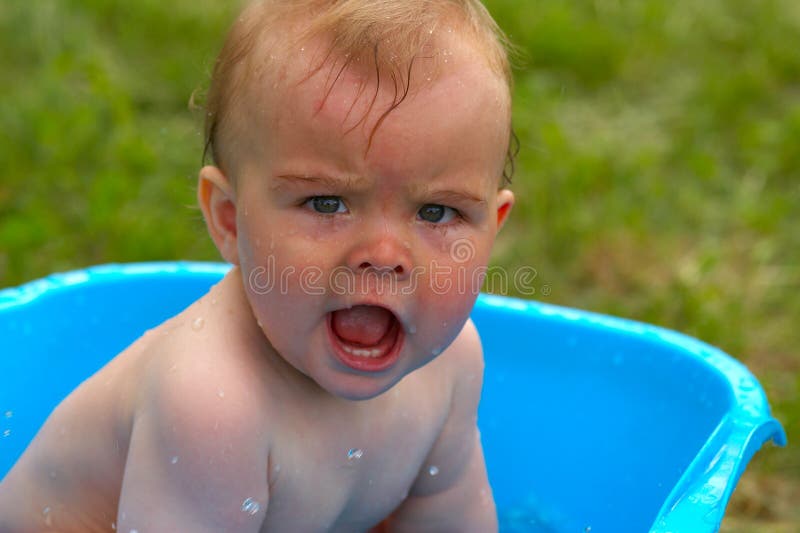 Child puckering lips stock image. Image of adorable, copy - 20602235