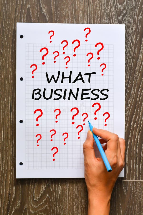 Business Question Opinion Advice Stock Image - Image of financial ...