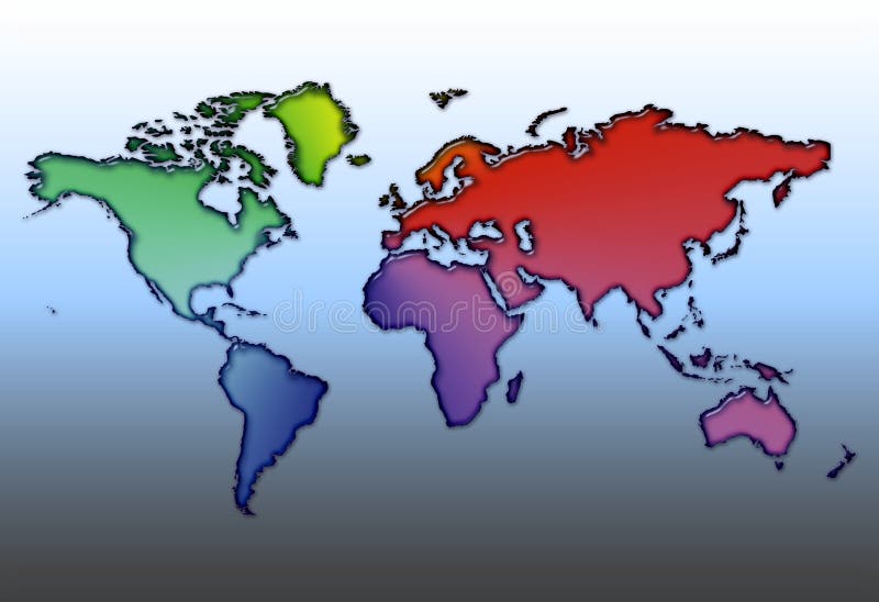 What a colourful world stock illustration. Illustration of global - 7944913