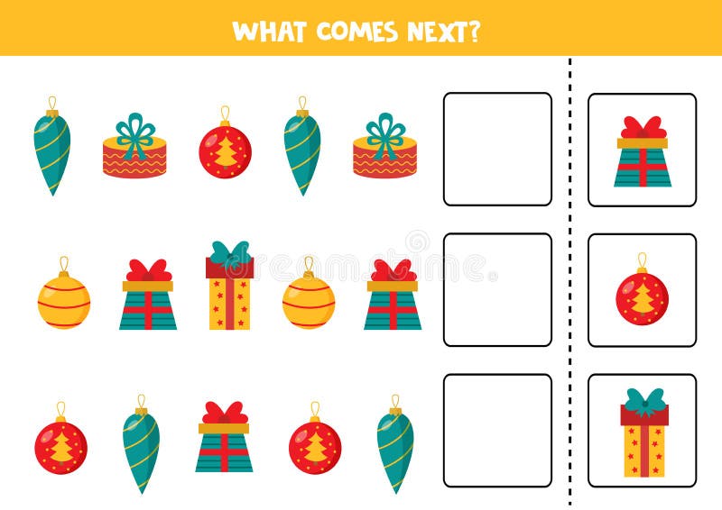 What Comes Next with Christmas Balls and Christmas Gift Boxes Stock ...