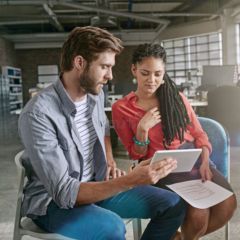 What Do You Think of this Feature for Our App. Two Colleagues Using a ...