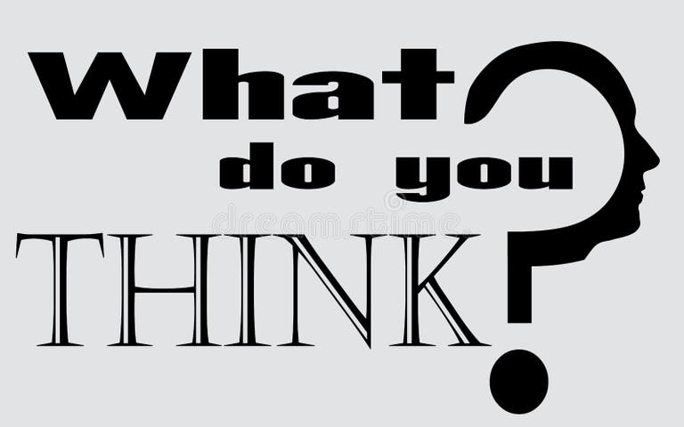 What Do You Think Stock Illustrations – 275 What Do You Think Stock ...