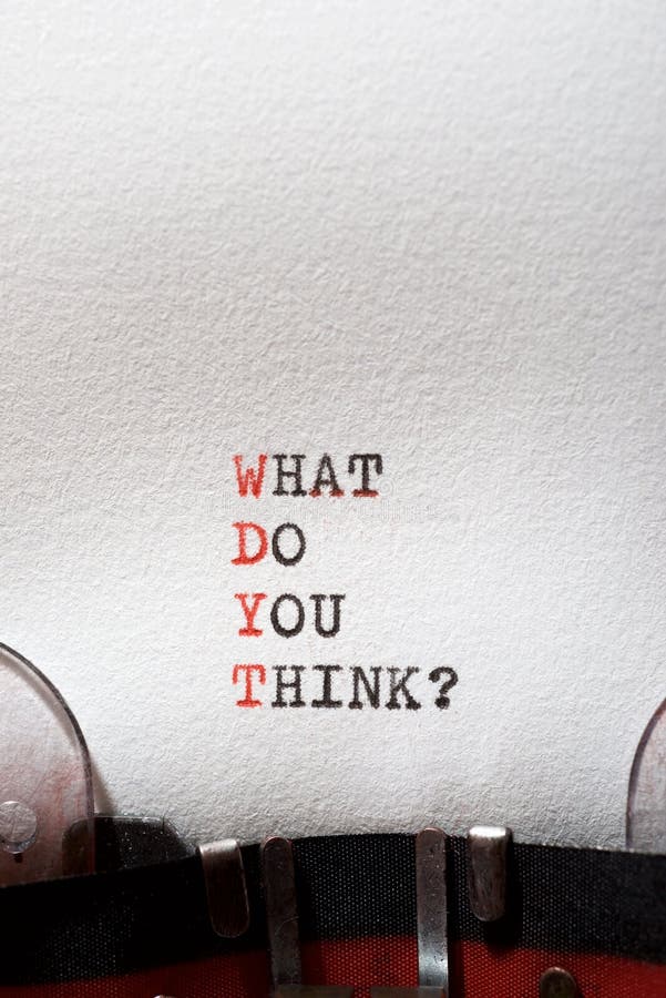 What do you think question stock photo. Image of idea - 207122644