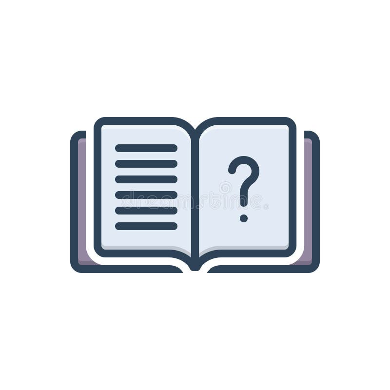 Color Illustration Icon for What, Why and Who Stock Vector ...