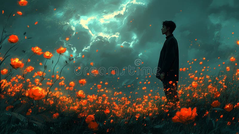 What about Life: a Visual Question of Existence. Generative AI Stock ...