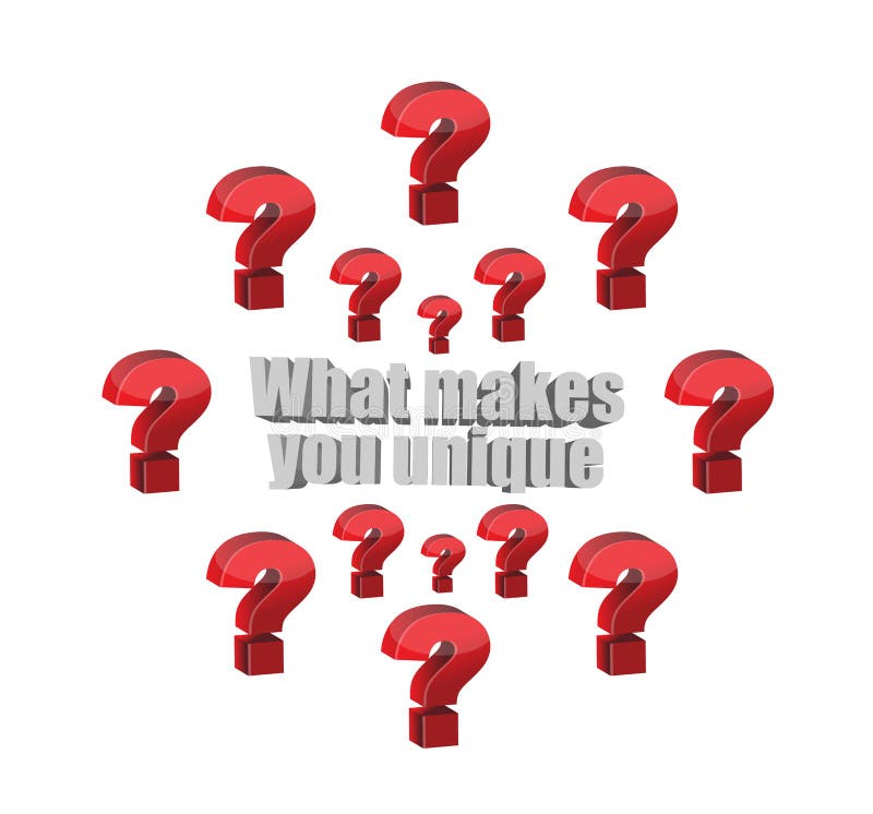 3d unique question mark stock illustration. Illustration of sign - 28342805