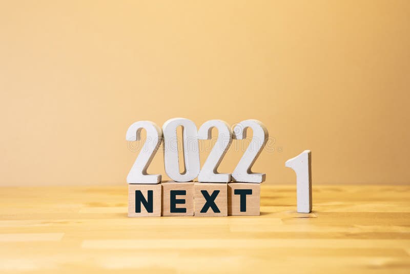 2022 What is Next or Creativity Concepts with Text on Wood Box on Color ...