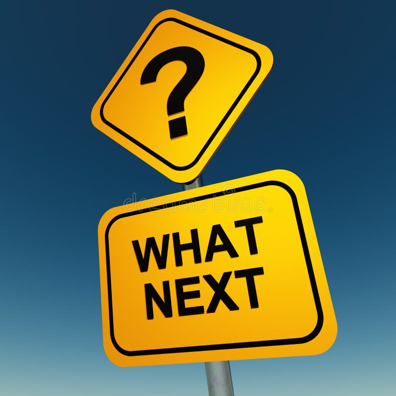 What next question stock illustration. Illustration of planning - 26555610