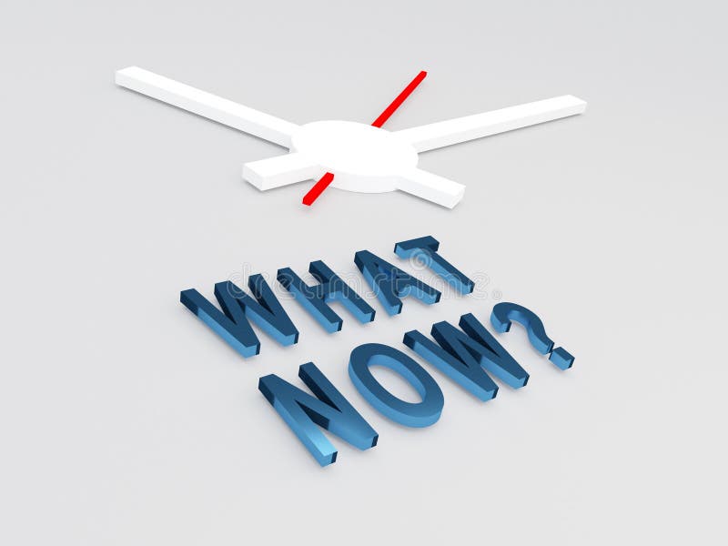 What now. stock illustration. Illustration of conceptual - 26156207