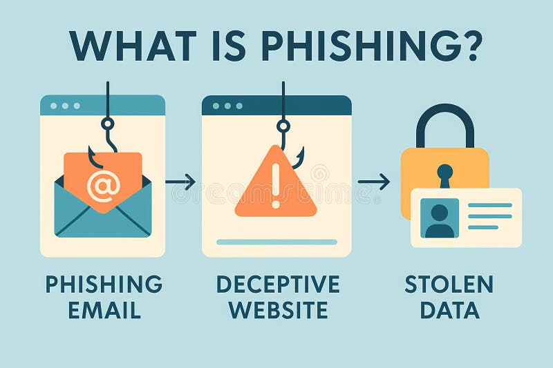What is Phishing – Infographic Explanation – AI Generated Stock ...