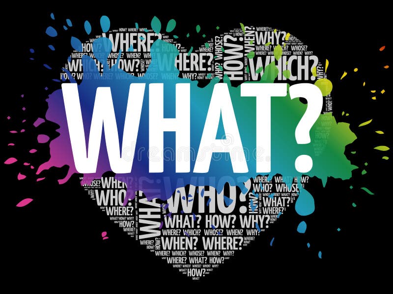 Question Words Black Background Stock Illustrations – 276 Question ...