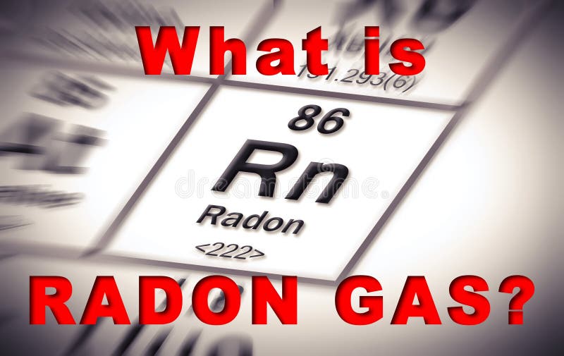 What is Radon Gas? - Concept Image with Periodic Table of the Elements ...