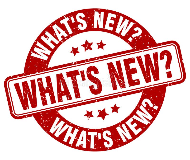 What S New? Stamp. What S New? Label. Round Grunge Sign Stock Vector ...