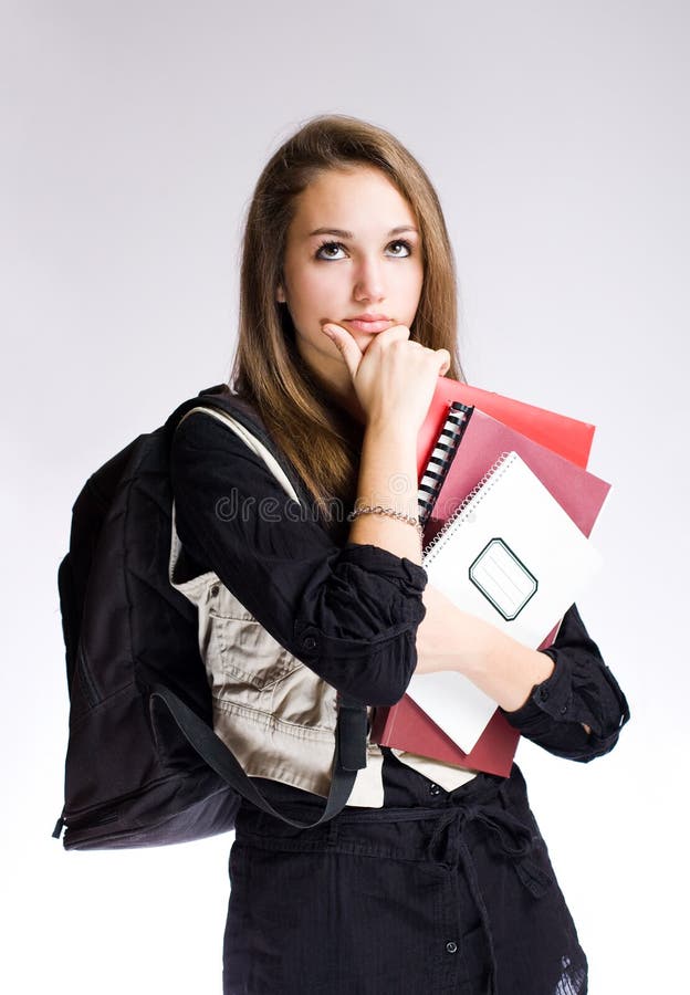 What s to do next? stock image. Image of school, fashionable - 22887545