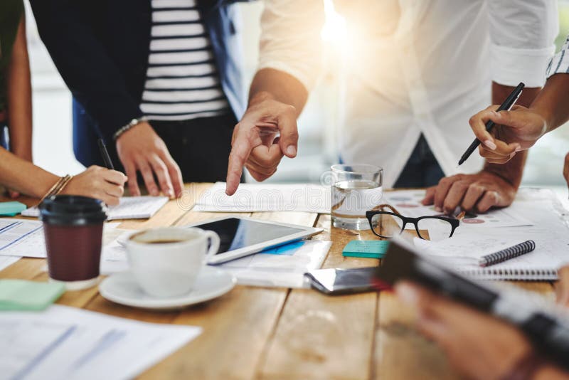 This is What we Should Work on As a Team. a Group of Unrecognizable ...