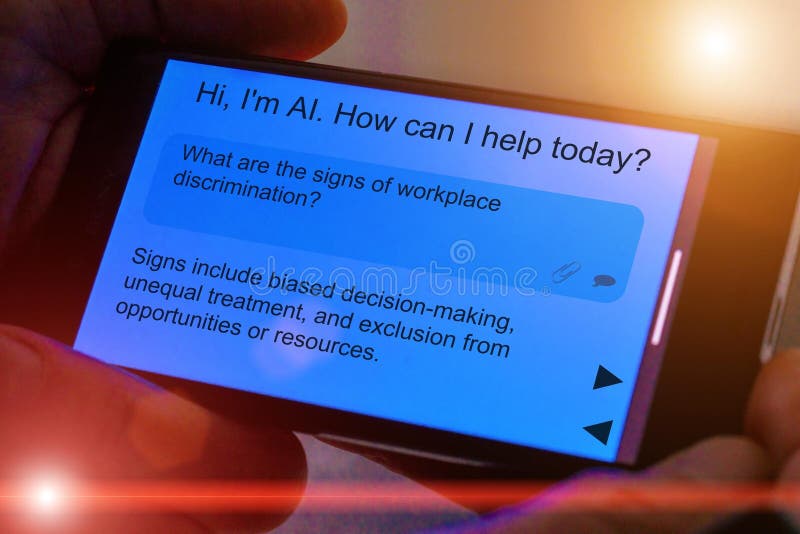 What are the Signs of Workplace Discrimination? Questions Stock Image ...