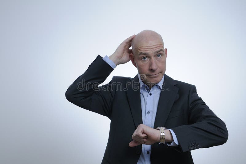 What time is it stock photo. Image of confused, senior - 28194052