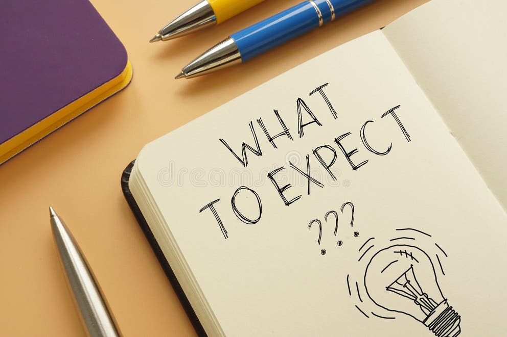 What To Expect Question is Shown Using the Text Stock Image - Image of ...