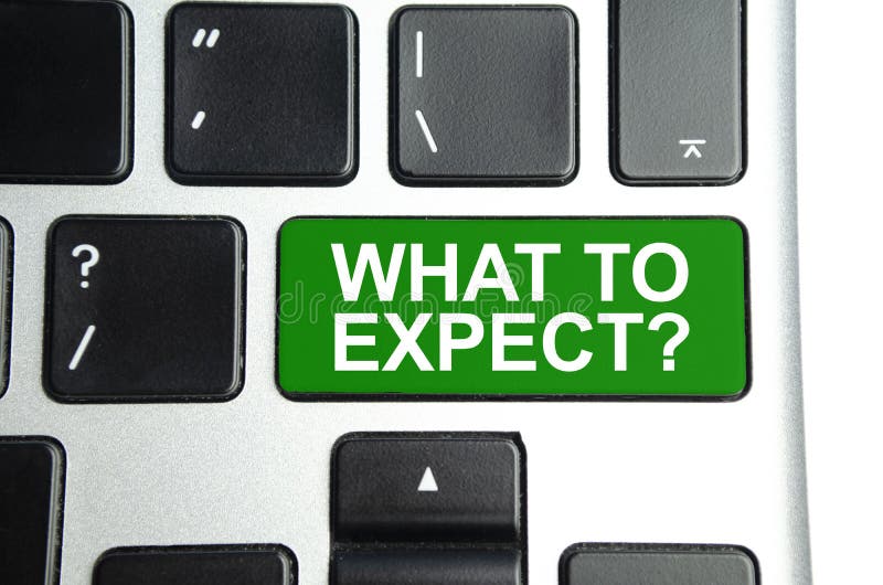 What To Expect Words on Green Keyboard Button Stock Image - Image of ...