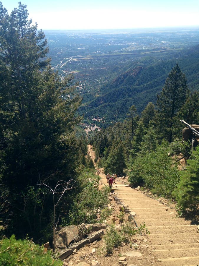 What a View! stock photo. Image of hike, mountains, manitou - 42491816