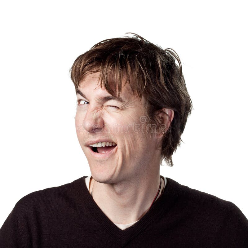 What a wink stock photo. Image of attractive, person - 21032302