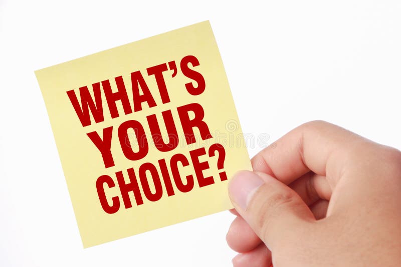 What is your choice stock photo. Image of inspiration - 51011604