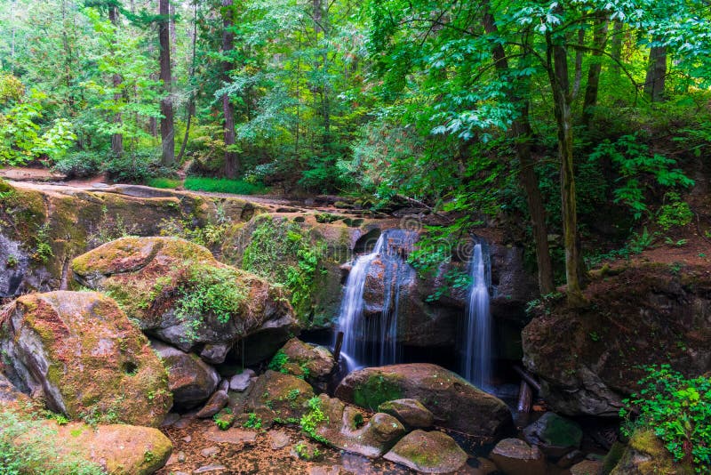 Whatcom Falls, Bellingham, WA, USA Stock Image - Image of motion ...