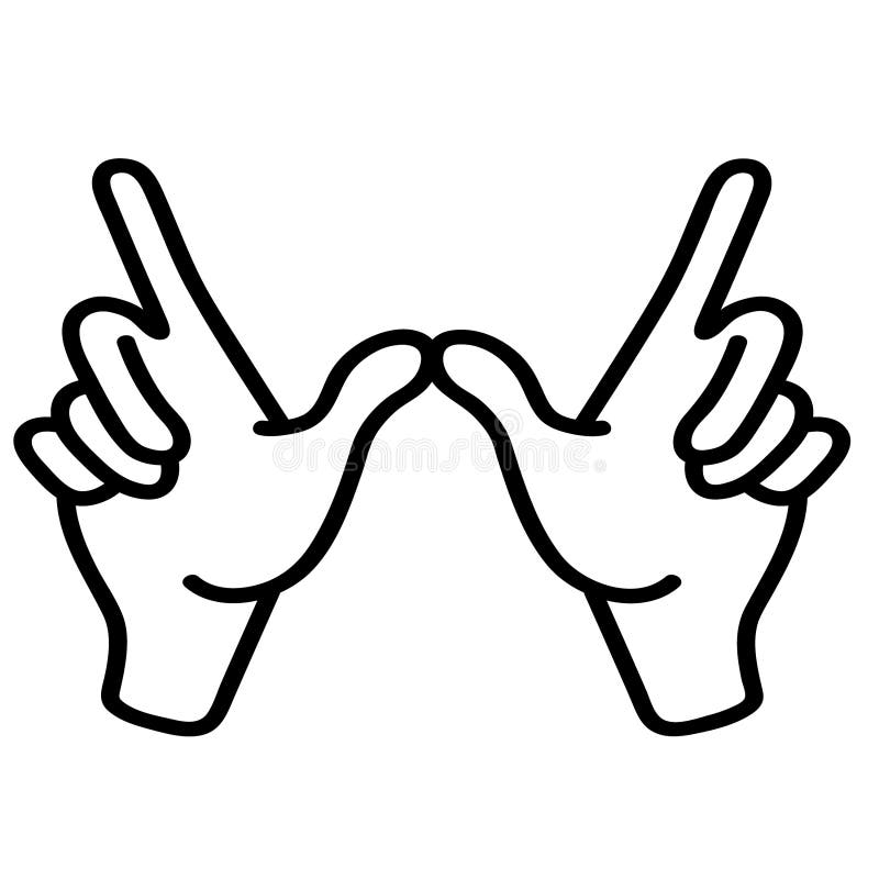 Whatever Hand Sign Vector Illustration by Crafteroks Stock Vector ...