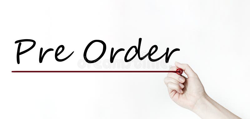 Whatever Hand Writing Word Pre Order Black Marker Stock Photo - Image ...