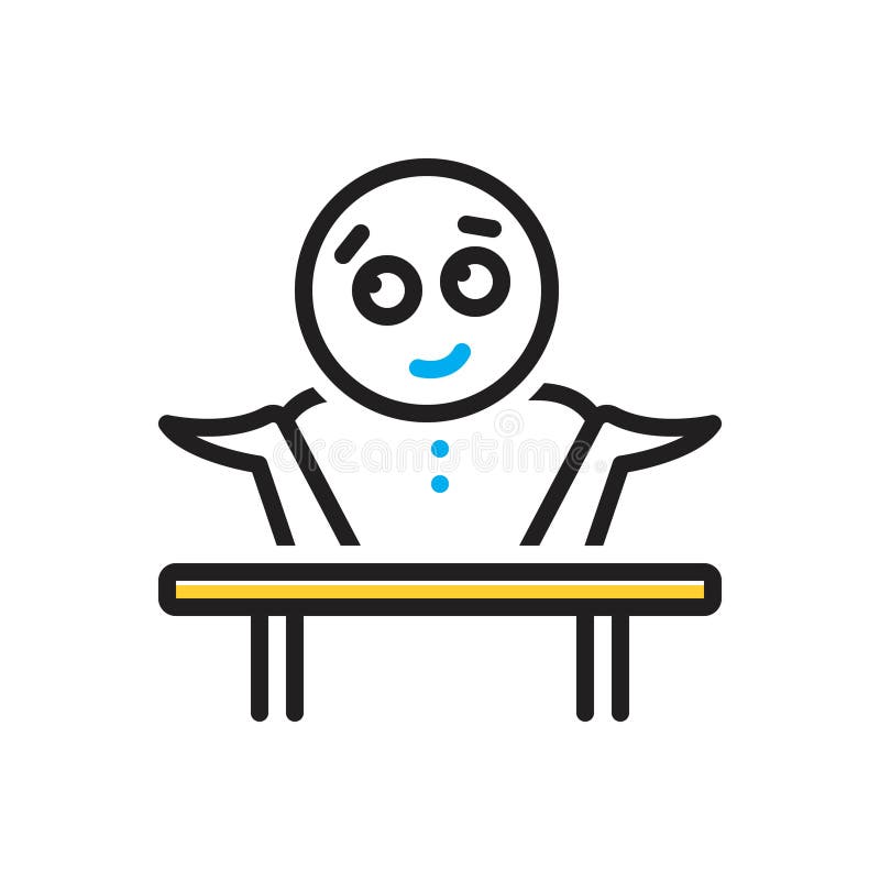 Multi Color Icon for Whatever, What and Whatsoever Stock Illustration ...